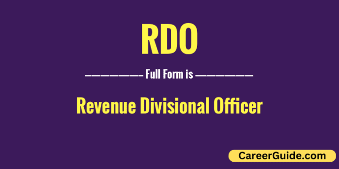 RDO full form - CareerGuide