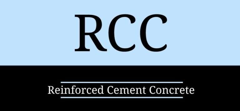 What is RCC Full Form: Component, Mix Design, Maintenance - CareerGuide