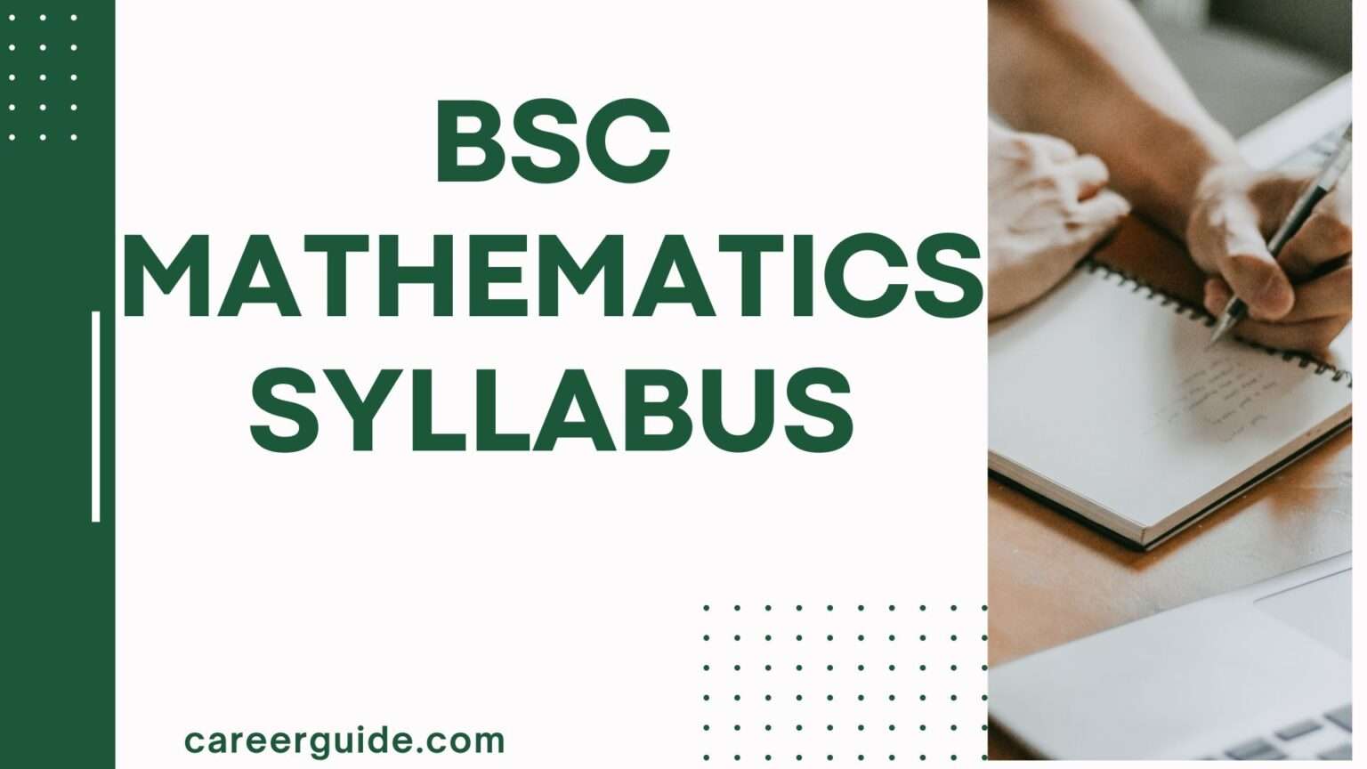 BSc Mathematics Syllabus: Career Opportunities, Practical and ...