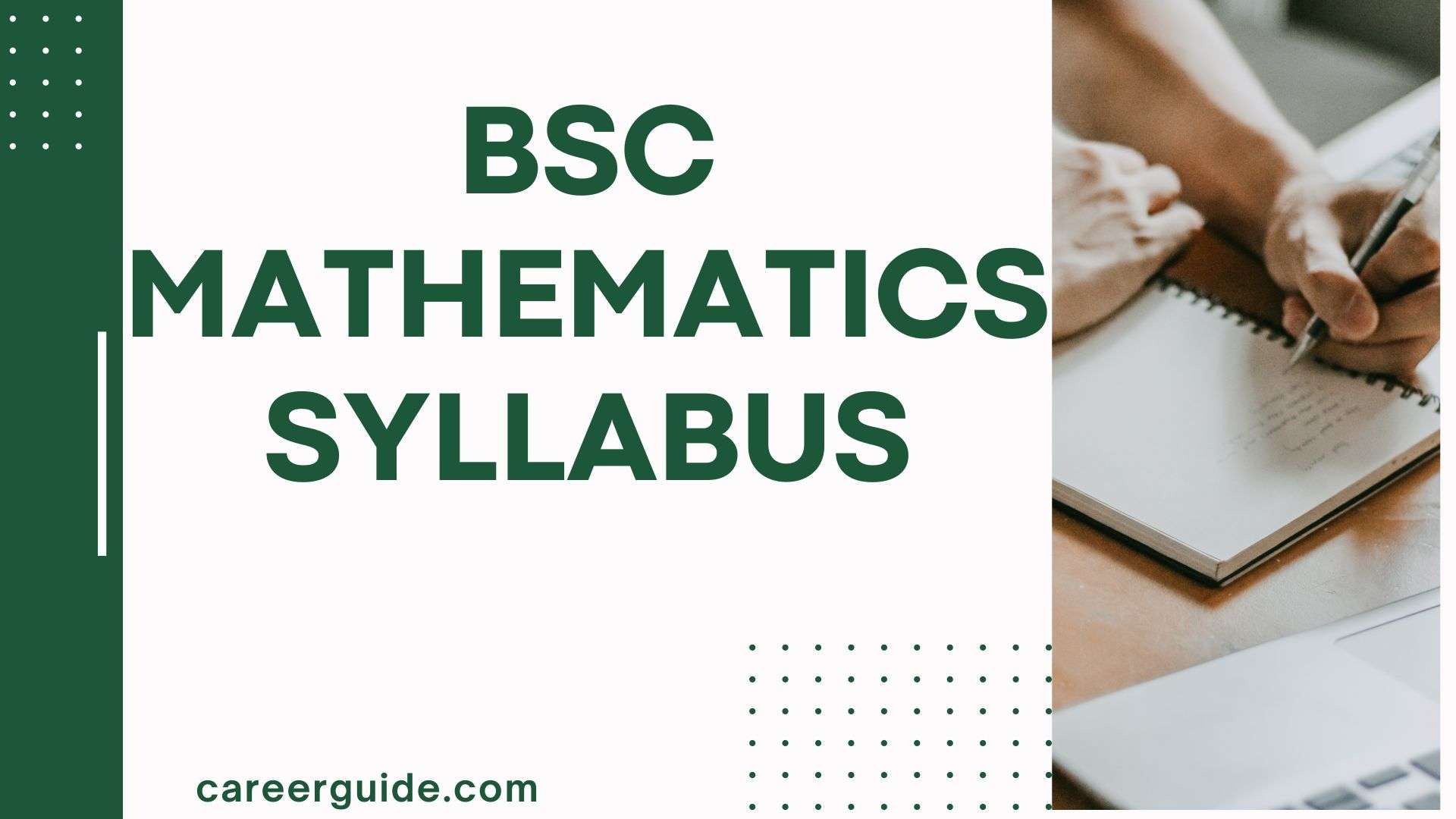BSc Mathematics Syllabus: Career Opportunities, Practical and ...